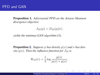 probability functional descent | PDF