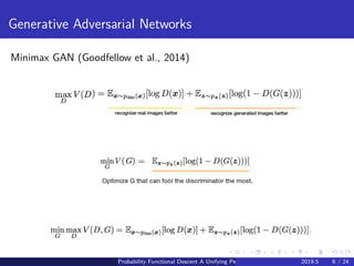 probability functional descent | PPT