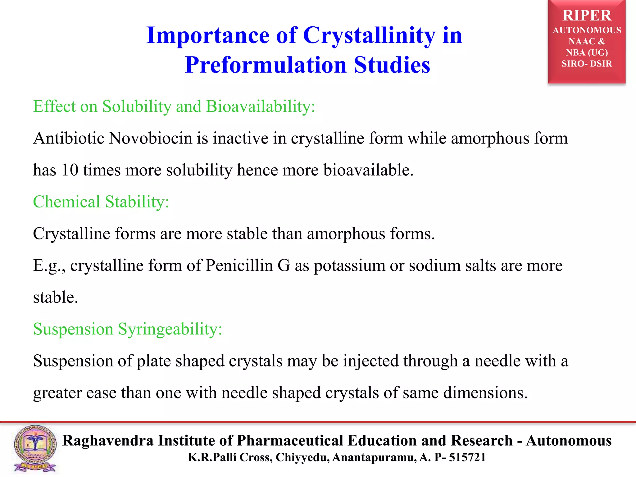 Crystal Morphology & Variations | PPTX