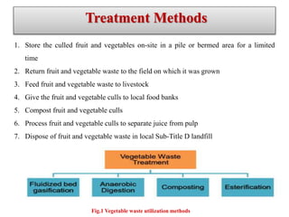 vegetable waste management | PPTX