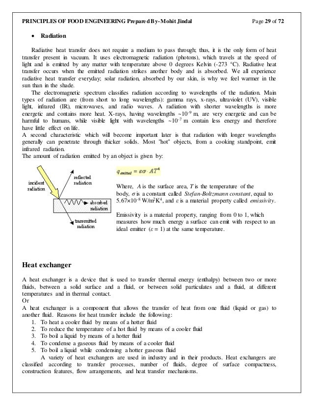 PRINCIPLES OF FOOD ENGINEERING