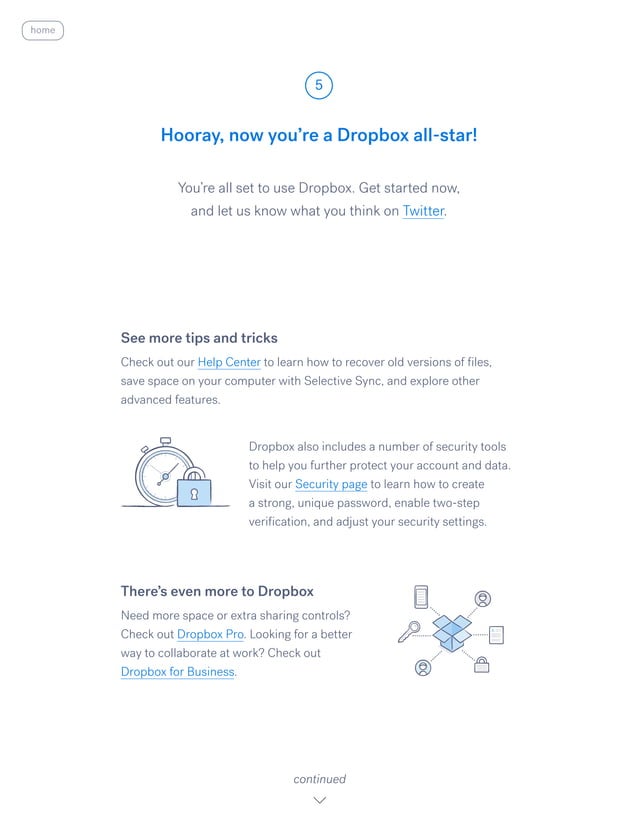 Get started with dropbox | PDF | Free Download