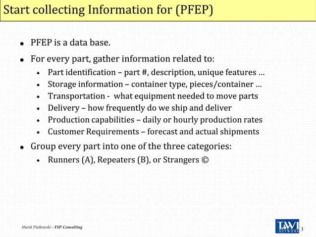 Pfep introduction | PDF