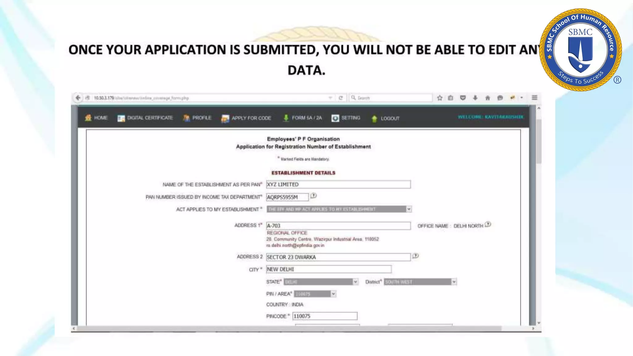 PF ESI employer & employee registration, PF ESI CHALLAN | PPTX