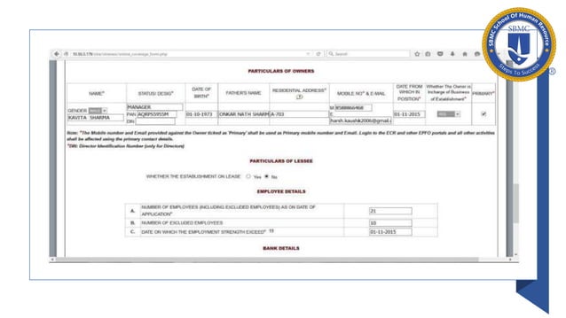 PF ESI employer & employee registration, PF ESI CHALLAN | PPTX