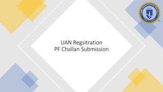 PF ESI employer & employee registration, PF ESI CHALLAN | PPTX
