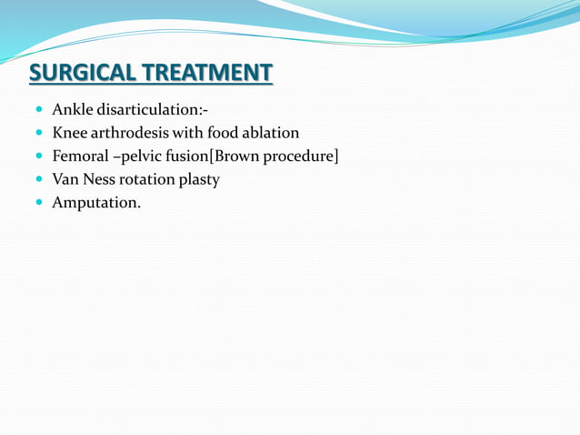 PFFD [proximal femoral focal deficiency] | PPTX