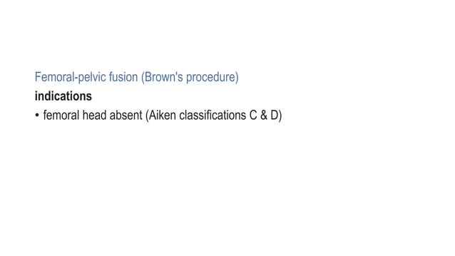 PFFD ie proximal femoral focal deficiency | PPTX | Death, Injury, or Military Conflict ...