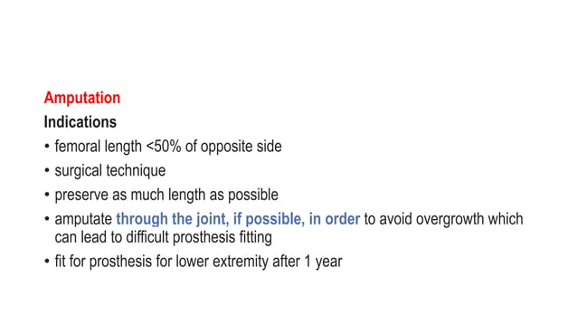 PFFD ie proximal femoral focal deficiency | PPTX | Death, Injury, or ...