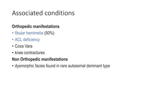 PFFD ie proximal femoral focal deficiency | PPTX