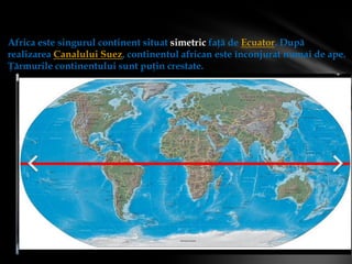 Caracteristica fizico geografică a Africii | PDF