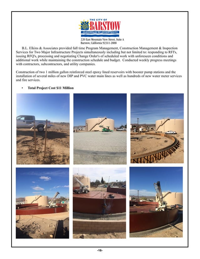 Statement of Qualifications (SOQ) | PDF | Civil Engineering Industry ...