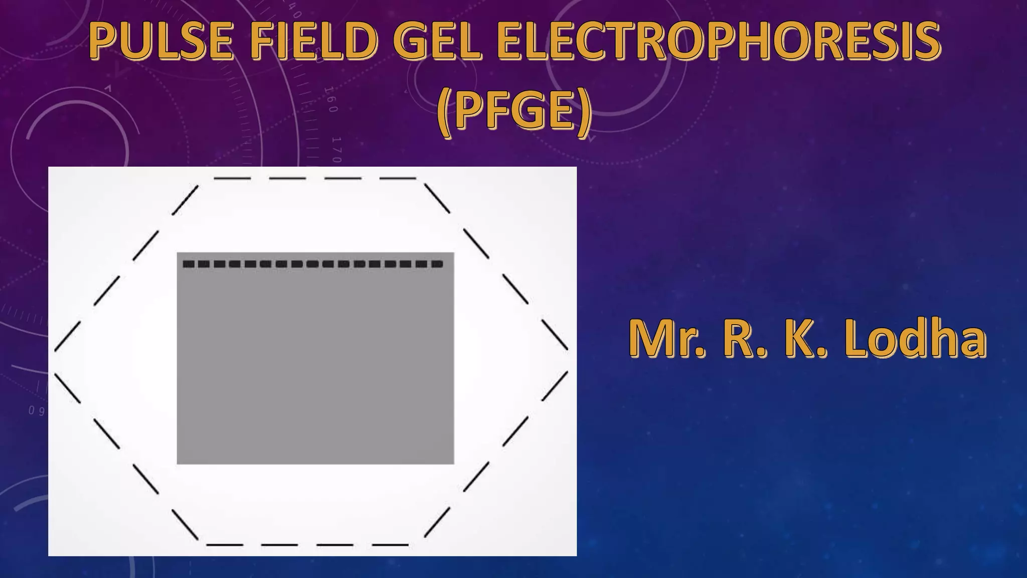 PULSE FIELD GEL ELECTROPHORESIS (PFGE) | PPTX