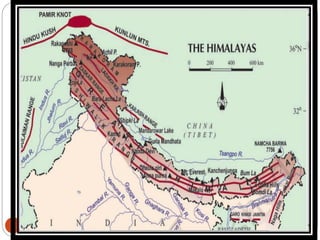 Physical Features of India 1 himalaya | PDF