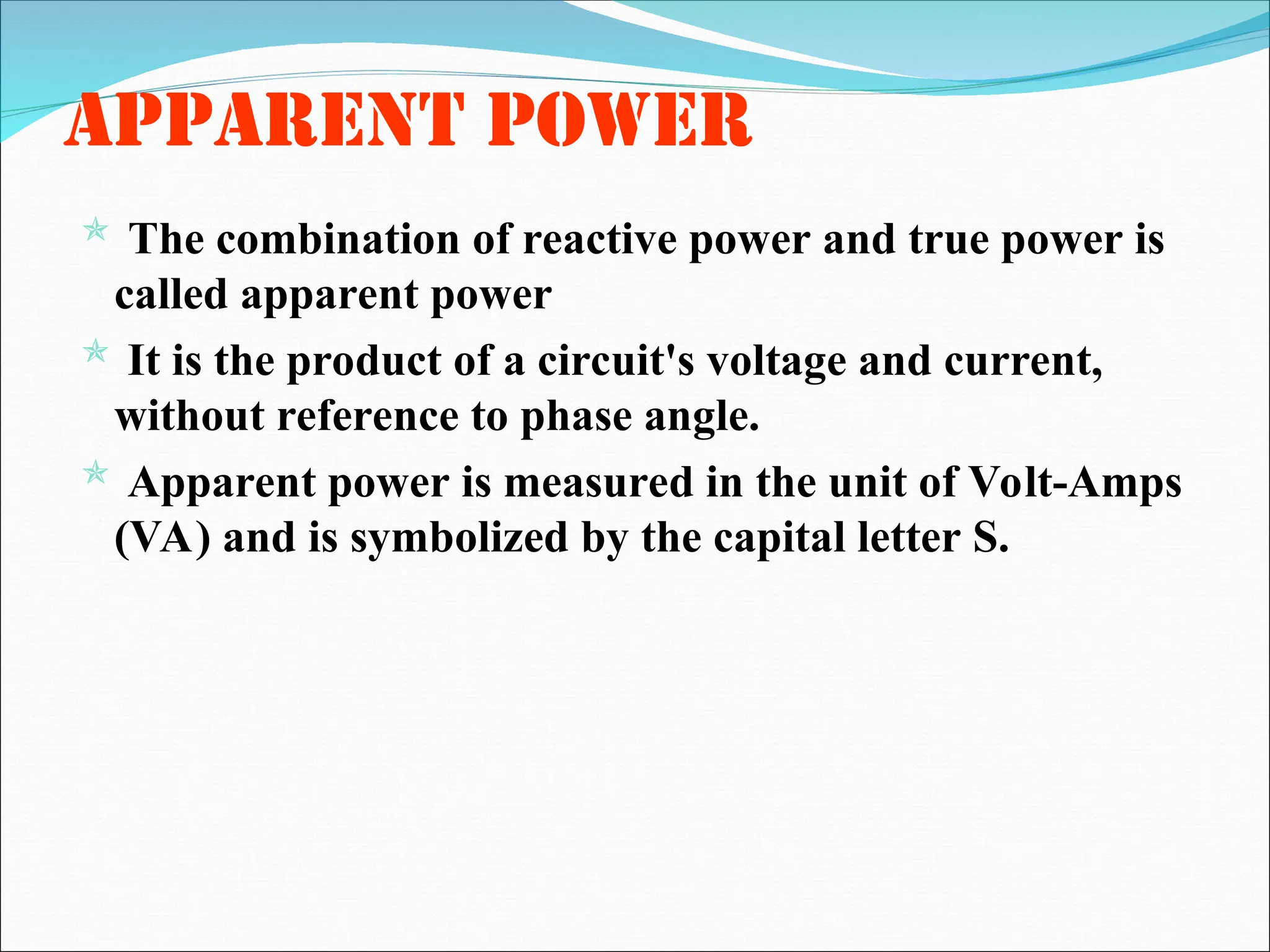 Power factor (PF) in a transmission Line | PPT