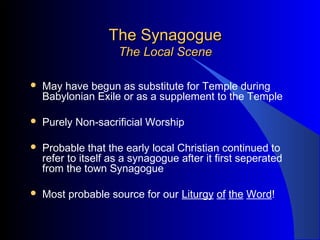 Pfi Sacraments And Liturgy Lesson 3 | PPT