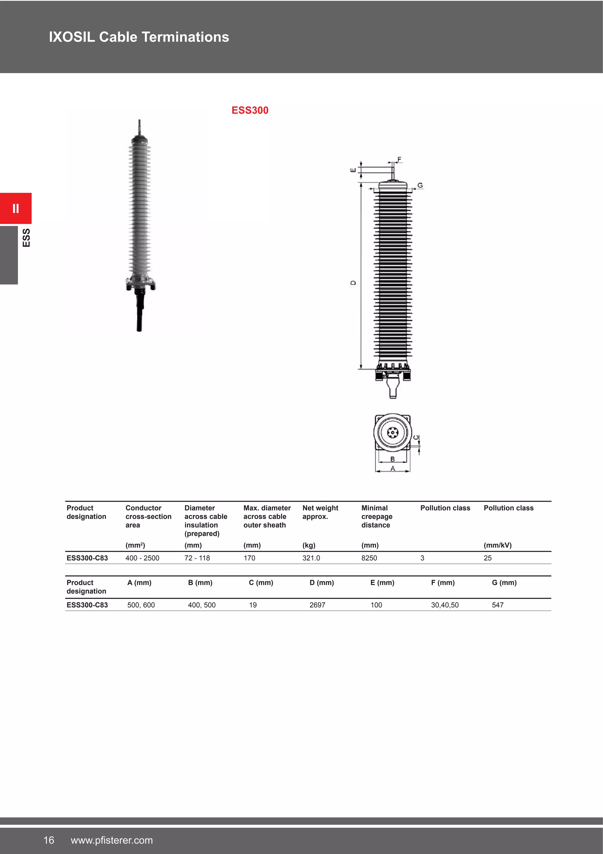 Pfisterer Cable Systems - Cable Fittings For High Voltage Networks - HV ...