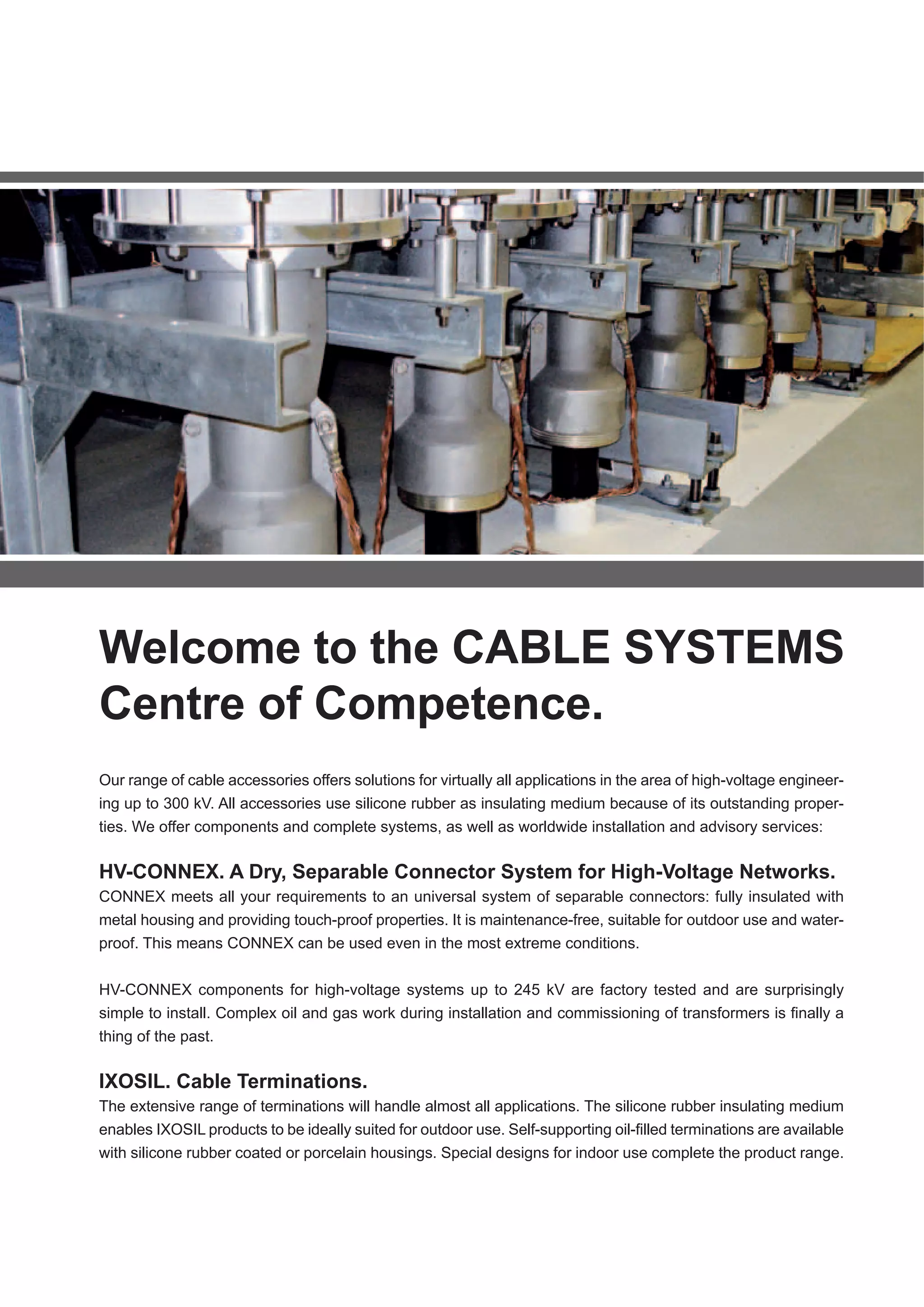 Pfisterer Cable Systems - Cable Fittings For High Voltage Networks - HV ...