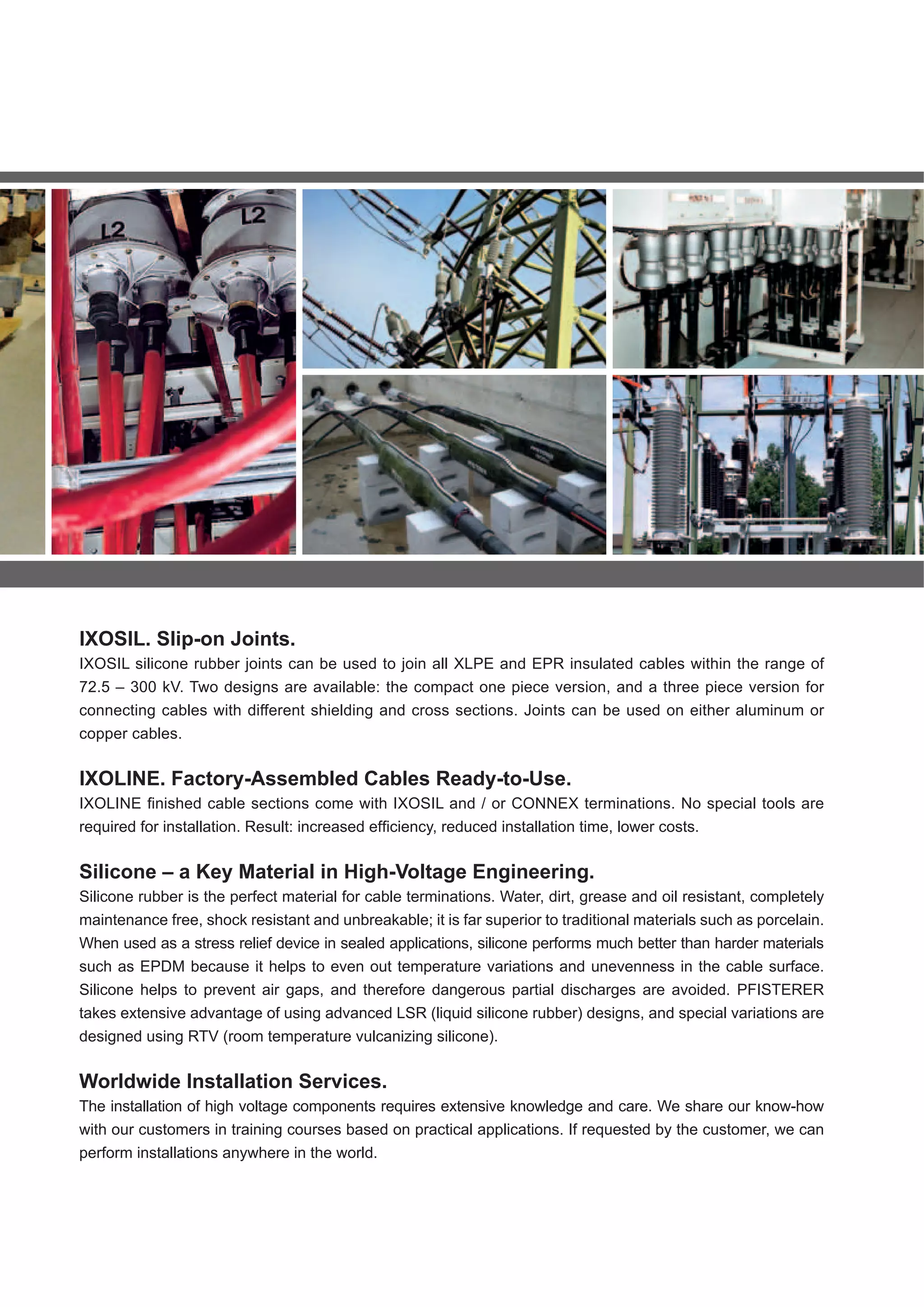 Pfisterer Cable Systems - Cable Fittings For High Voltage Networks - HV ...