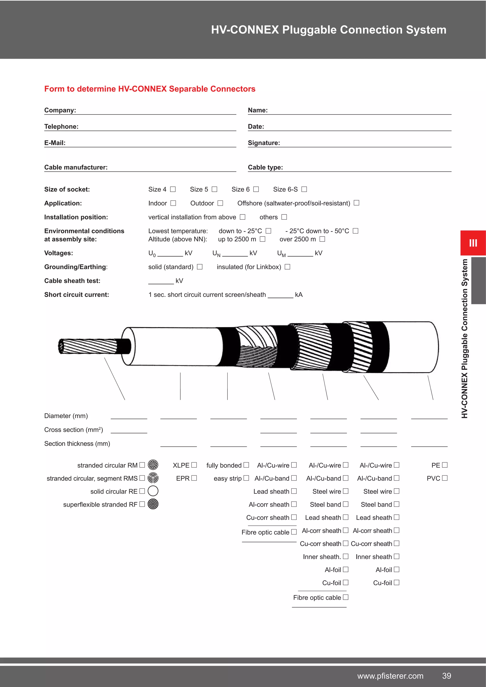Pfisterer Cable Systems - Cable Fittings For High Voltage Networks - HV ...
