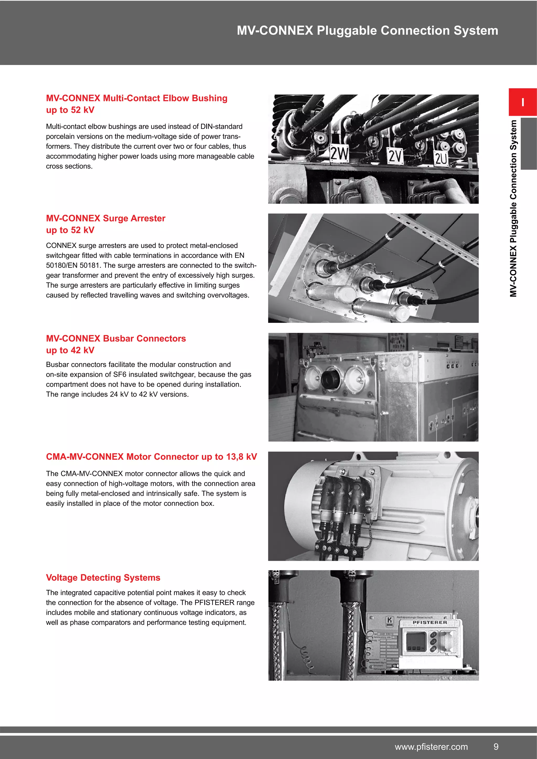 Pfisterer Cable Fittings 11kV 33kV 52kV - Pfisterer MV-CONNEX Inner ...