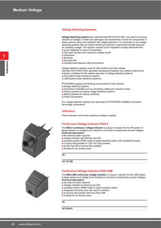 Pfisterer Cable Fittings 11kV 33kV 52kV - Pfisterer MV-CONNEX Inner ...