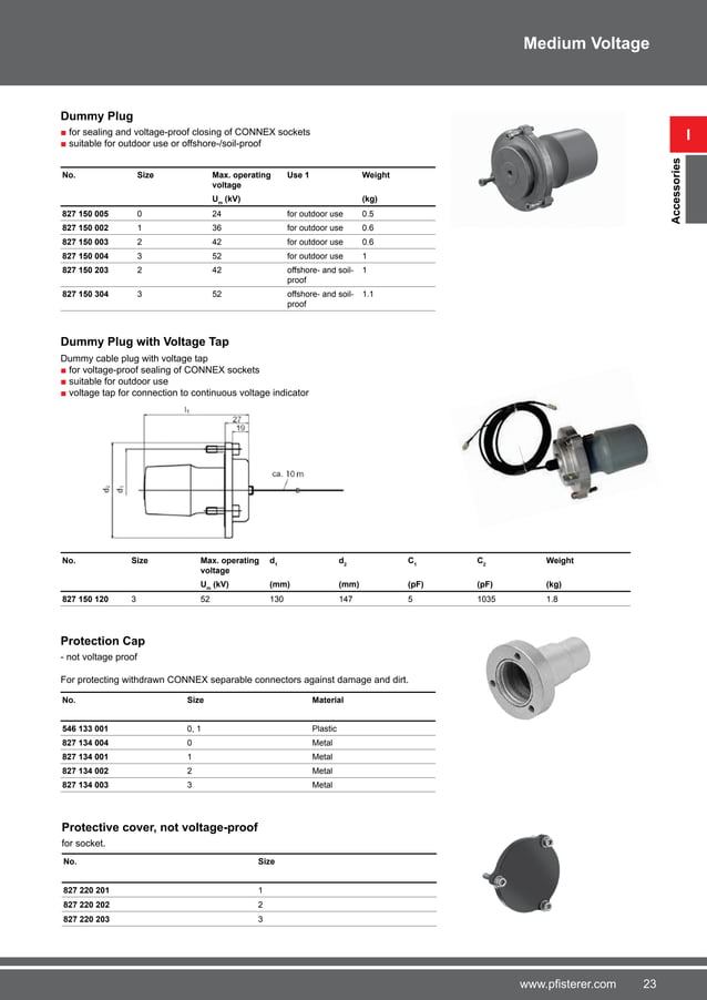 Pfisterer Connex - Cable Connectors & Systems For Medium Voltage Networks | PDF | Home ...