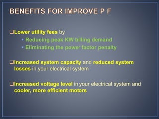 Power factor improvement | PPTX