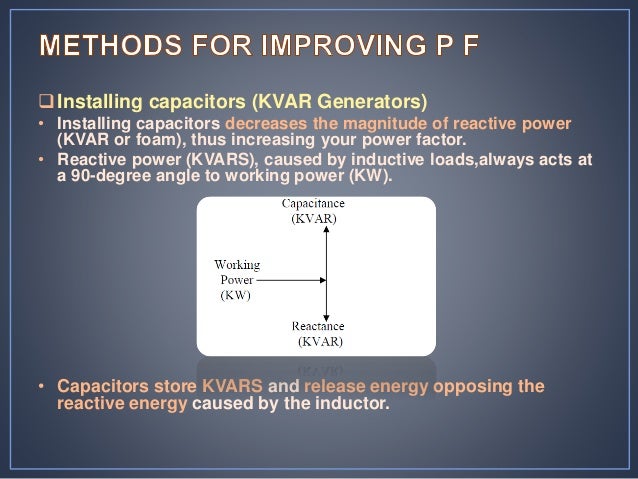 Power factor improvement