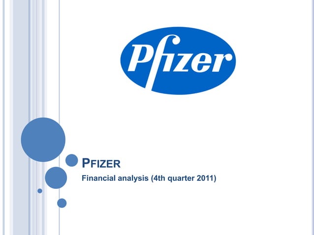 Financial analysis Pfizer | PPTX