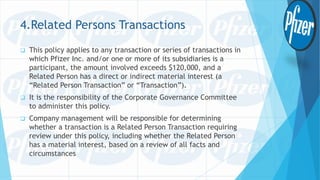 Pfizer - Corporate governance | PPTX