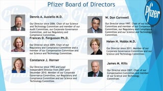 Pfizer - Corporate governance | PPTX