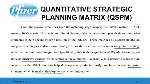 Pfizer Strategic Analysis | PPT | Pharmaceutical Industry | Industries