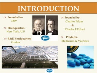 Pfizer-a pharmaceutical company | PPTX