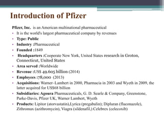 Pfizer scm | PPTX