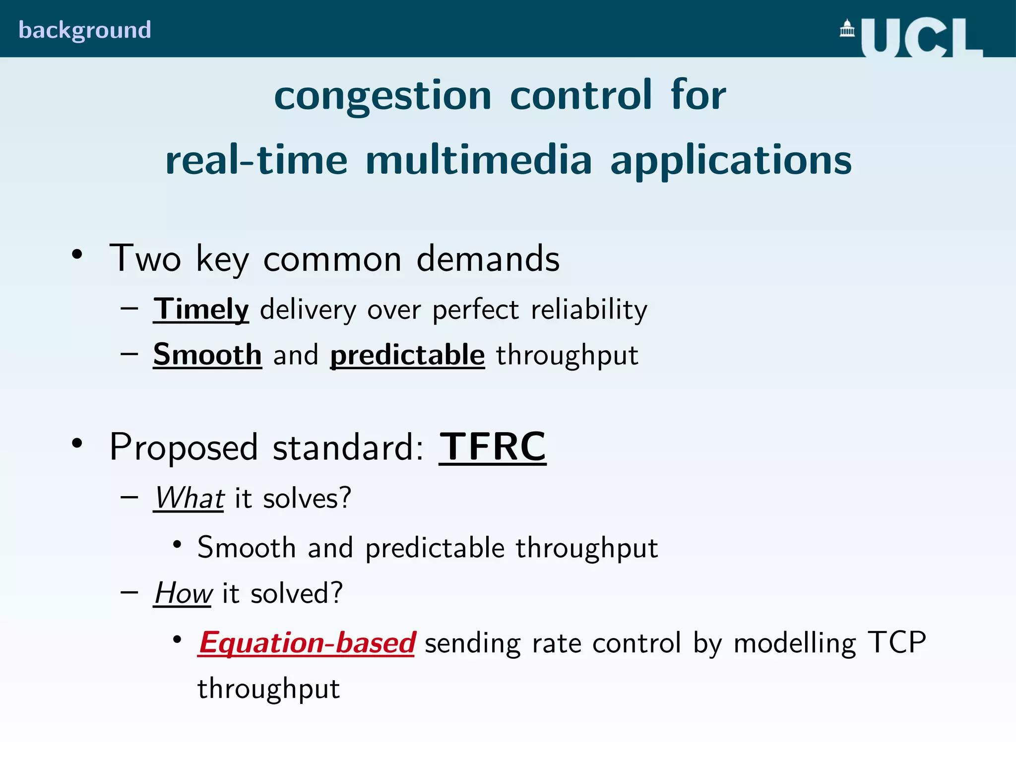 Designing TCP-Friendly Window-based Congestion Control | PDF