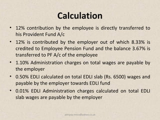 PF, Provident fundPf master | PPT | Government Support and Welfare ...