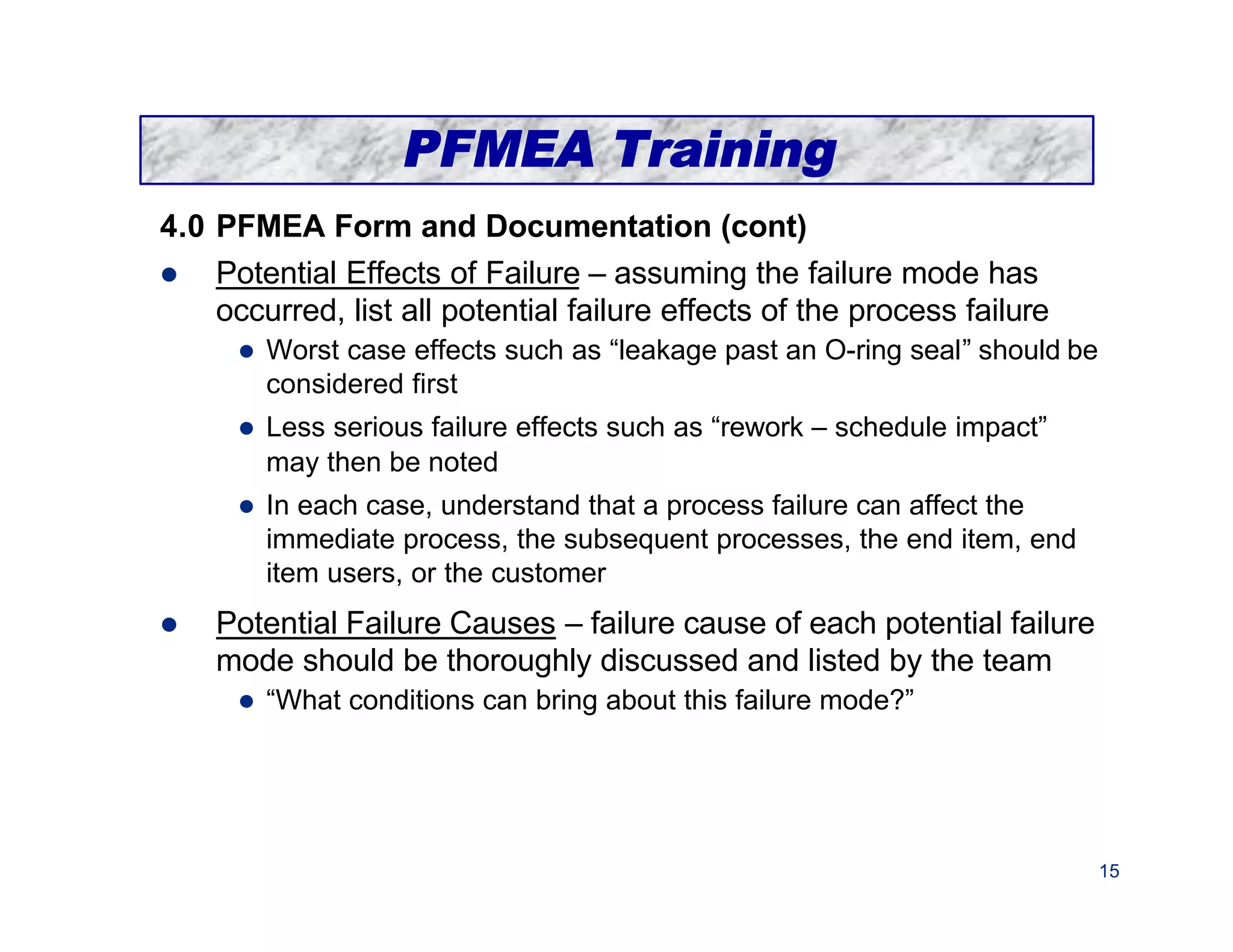 Pfmea process fmea | PDF