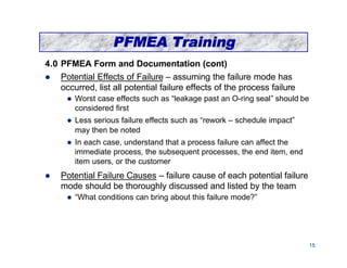 Pfmea process fmea | PDF
