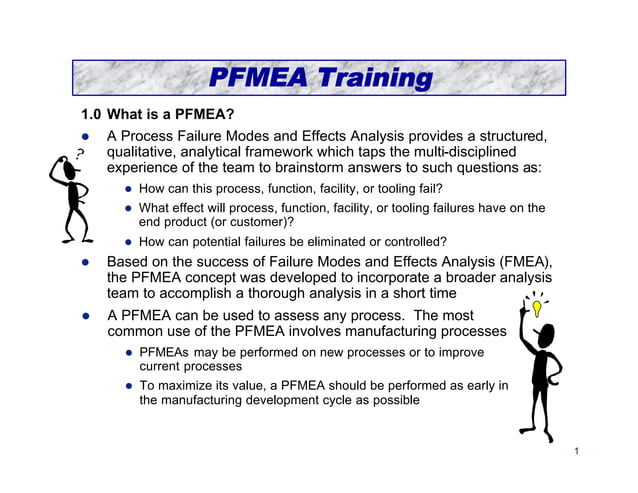 Pfmea process fmea | PDF