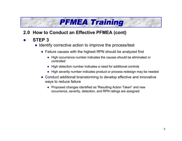 Pfmea process fmea | PDF