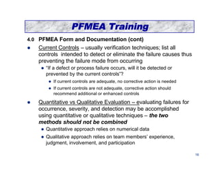 Pfmea process fmea | PPT