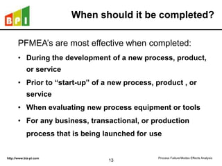 PFMEA_ Your Key to Quality, ANEF de proceso la llave a la calidad | PDF ...