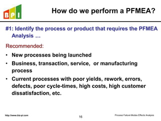 PFMEA_ Your Key to Quality, ANEF de proceso la llave a la calidad | PDF ...