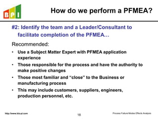 PFMEA_ Your Key to Quality, ANEF de proceso la llave a la calidad | PDF ...