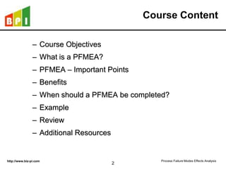 PFMEA_ Your Key to Quality, ANEF de proceso la llave a la calidad | PDF ...