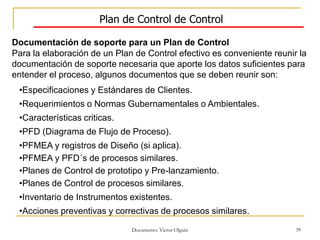 Diagrama de Flujo, PFMEA y Plan de Control 2004 | PPTX