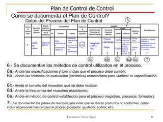 Diagrama de Flujo, PFMEA y Plan de Control 2004 | PPTX