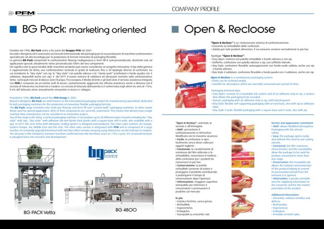 PFM Group Packaging Solutions | PDF