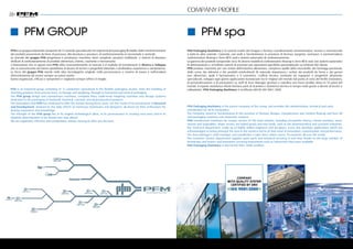 PFM Group Packaging Solutions | PDF